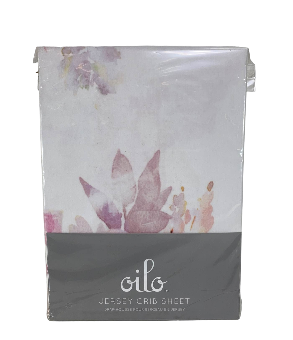 Oilo Studios Jersey Crib Sheet, Prim — GoodBuy Gear
