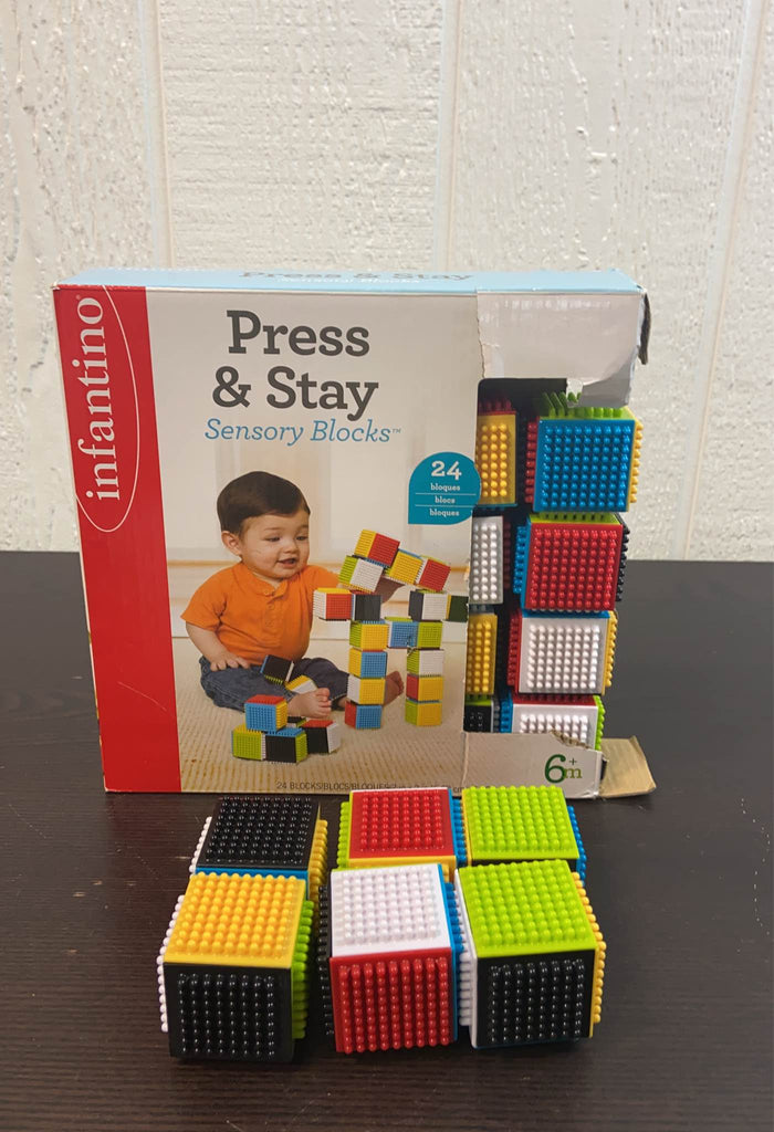 Infantino Press & Stay Sensory Blocks