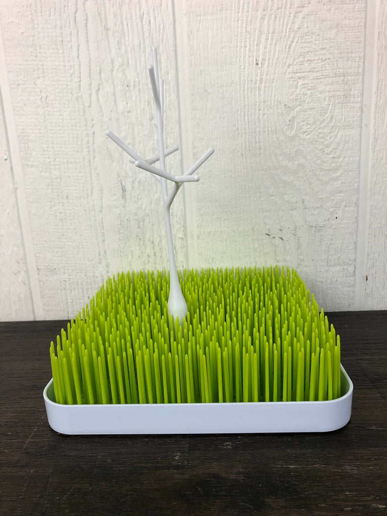 Boon Grass Countertop Drying Rack with Accessory