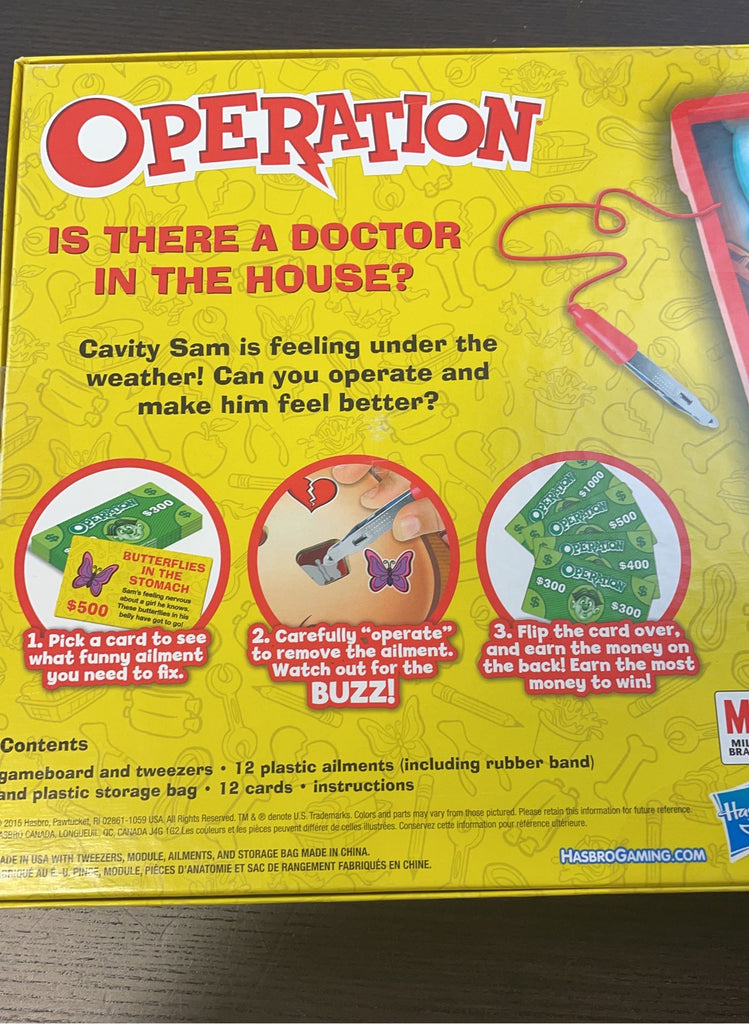 Hasbro Operation Game