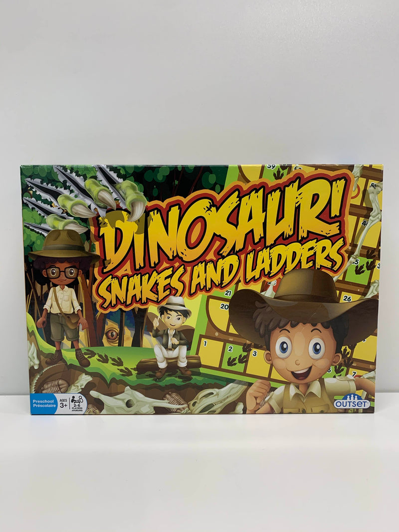 Outset Dinosaurs Snakes And Ladders Game