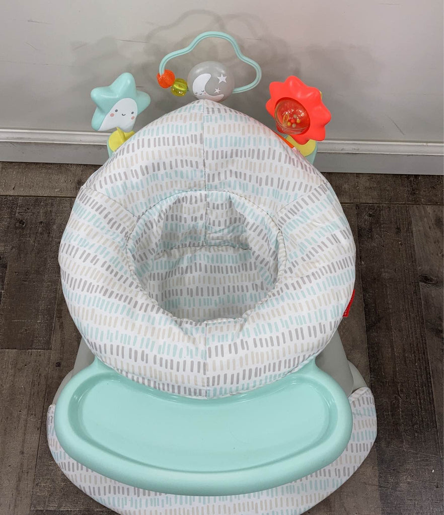 Skip Hop 2-in-1 Sit-up Activity Baby Chair, Silver Cloud Lining
