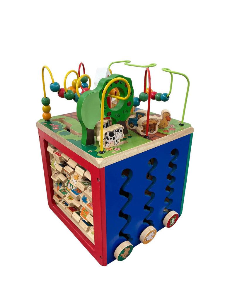 Battat Wooden Activity Cube