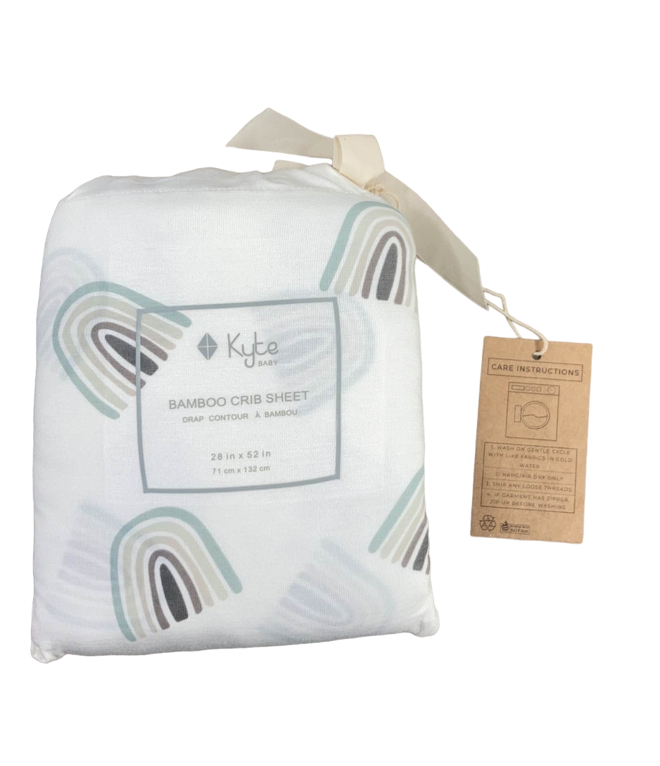 Kyte Baby Crib Sheet, Aloe Rainbow — GoodBuy Gear