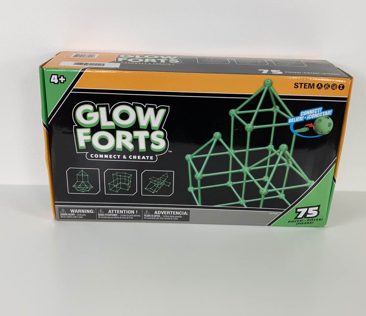 Glow Forts Connect and Create, STEM Project, 75 Pieces — GoodBuy Gear