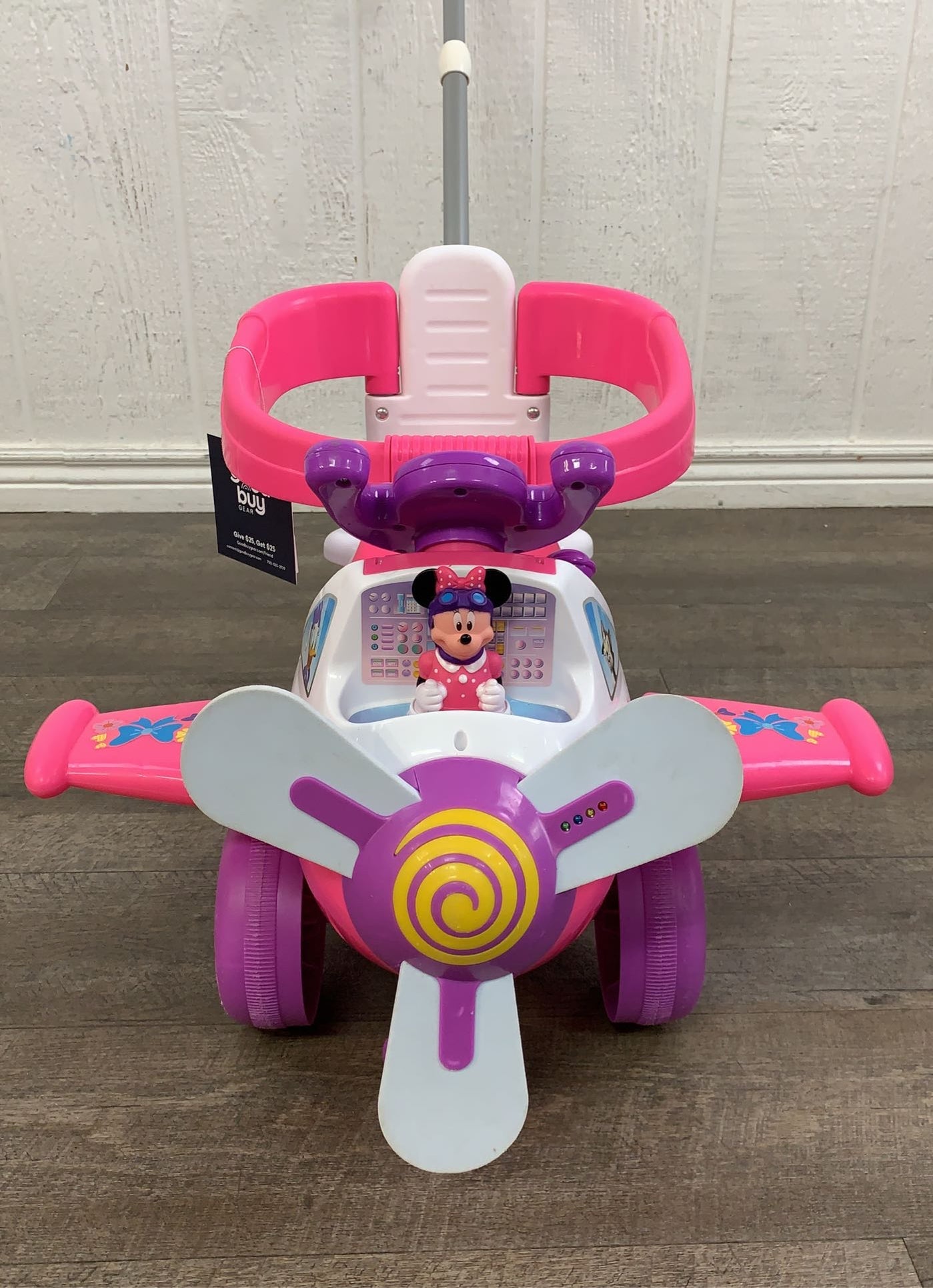 Kiddieland Minnie Mouse Plane Ride-on — GoodBuy Gear