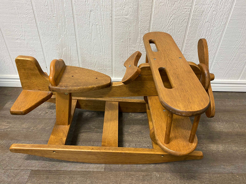 Wooden Airplane Rocker