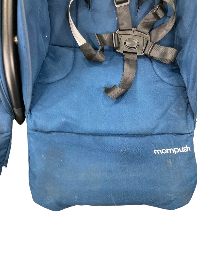 Mompush Lithe Double Stroller, 2021, Navy
