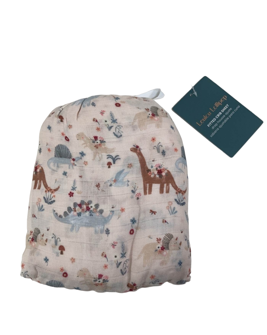 LouLou Lollipop Fitted Crib Sheet, Baby Dynamite — GoodBuy Gear