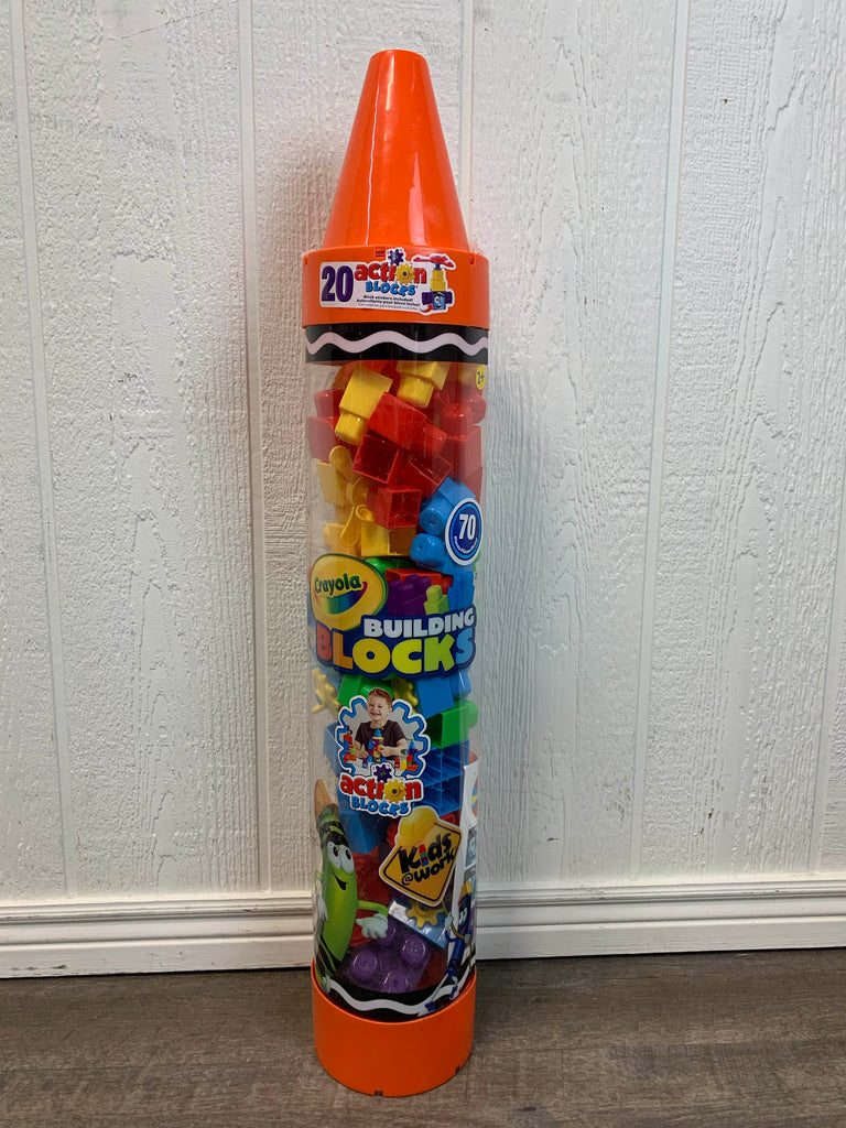 Crayola Building Blocks, 70 pieces