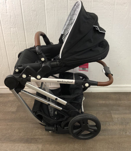 Mockingbird Single to Double Stroller With second Seat Kit, 2020, Blac ...
