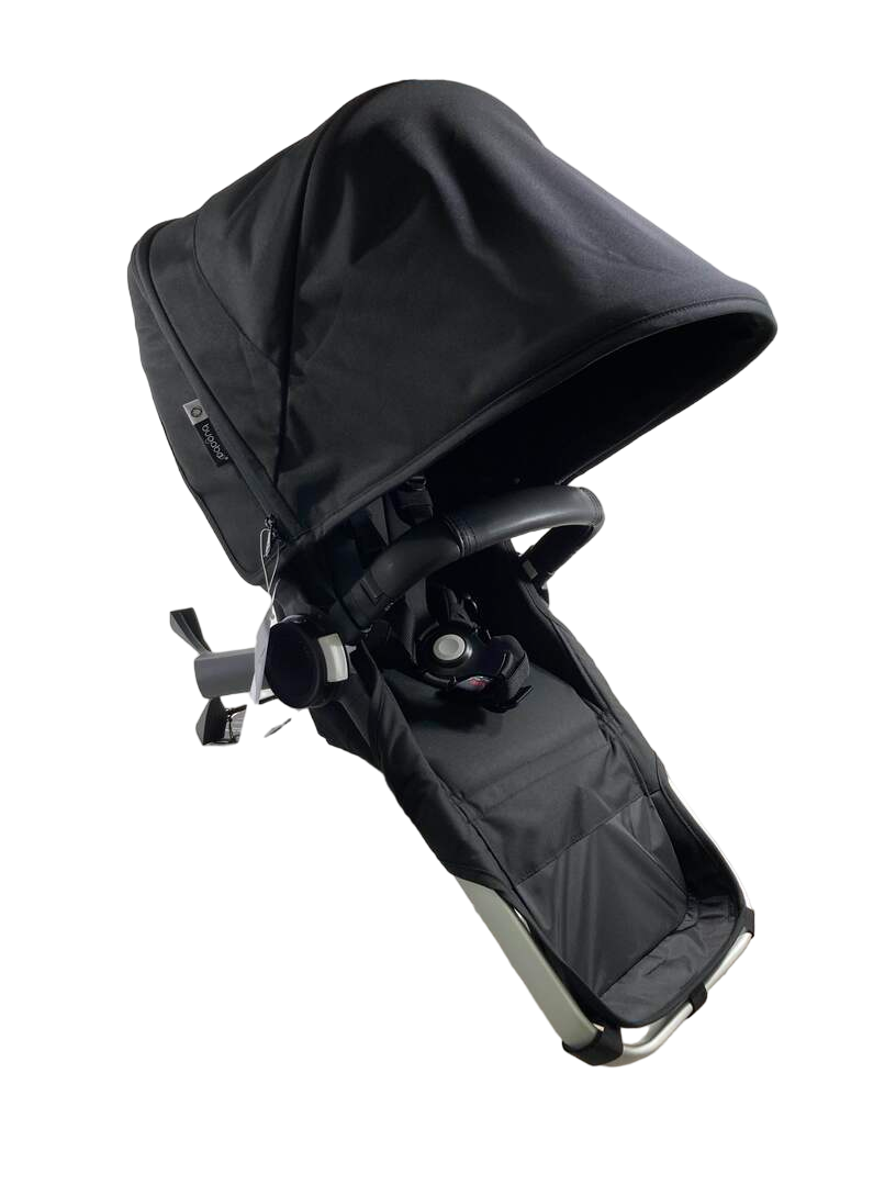 Bugaboo Donkey 5 Duo Extension Set, with Canopy, Midnight Black, Midni ...