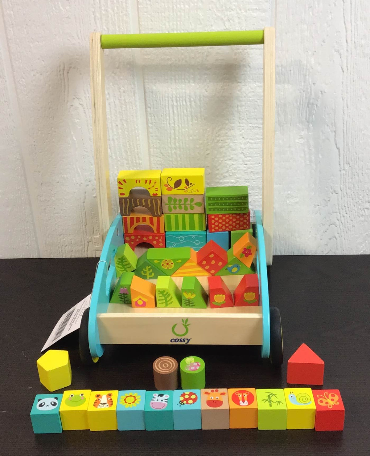 Cossy Wooden Baby Learning Walker, Old Forest Theme — GoodBuy Gear