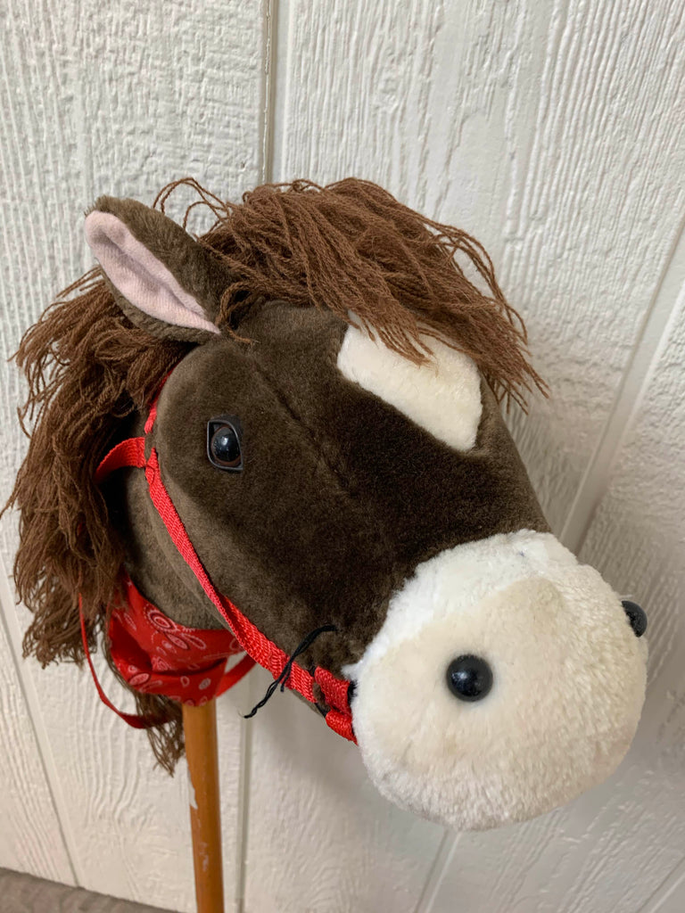 Plush Stick Horse