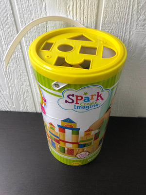 Spark. Create. Imagine Wooden Blocks