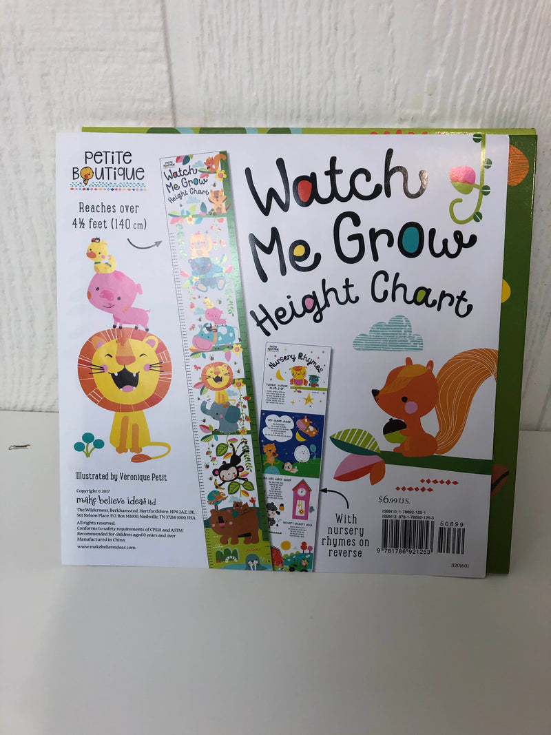 Petite Boutique Watch Me Grow Height Chart