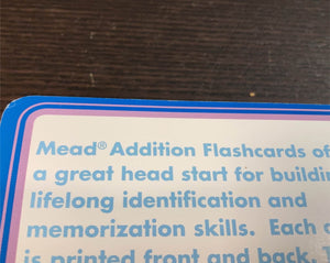 Mead Addition And Subtraction Flashcards