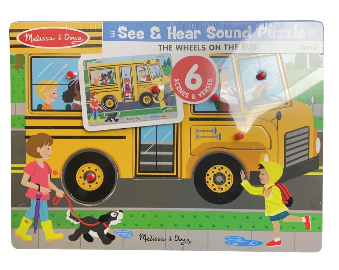Melissa & Doug Sound Puzzle, Wheels on the Bus — GoodBuy Gear