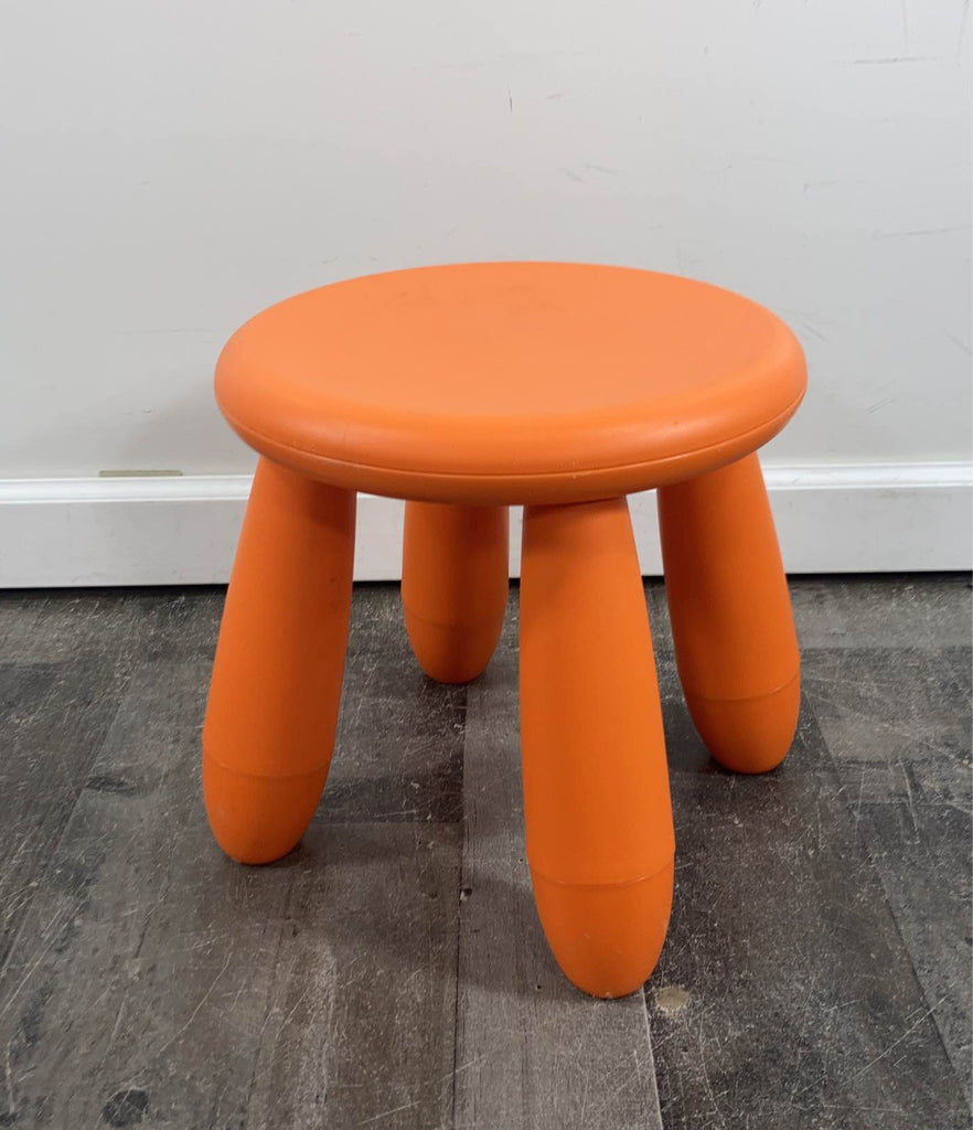 IKEA MAMMUT Children’s Stools, Orange
