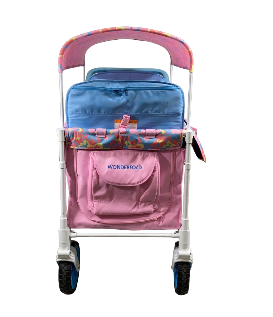 Wonderfold W4 Luxe Quad Stroller Wagon, 2023, Petal Pop x Chrissy Teig