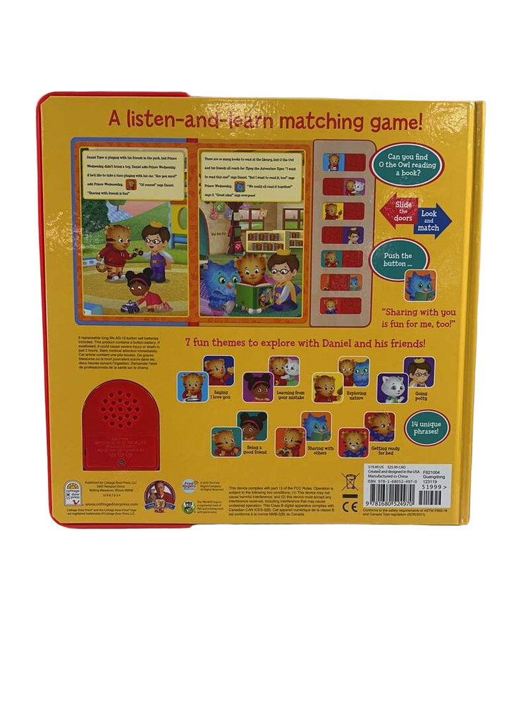 Daniel Tiger Neighborhood Friends Help Each Other! Slide And Sound Boo