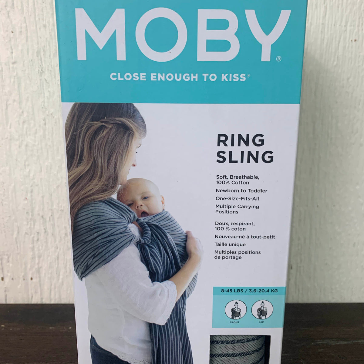 Moby Wrap Ring Sling, Jet Ribbons — GoodBuy Gear