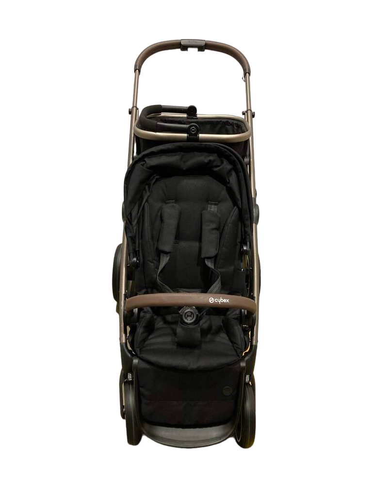 Cybex Gazelle S Modular Stroller, 2022, Black Frame, Deep Black