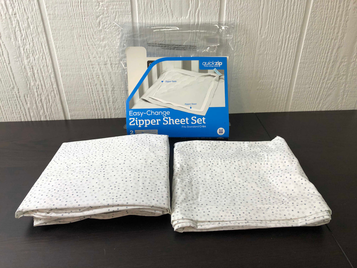 Quick Zip Crib Fitted Sheets — GoodBuy Gear