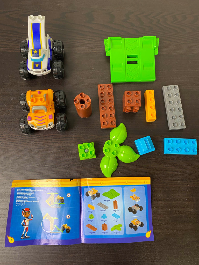 Mega Bloks Blaze and the Monster Machines Stripes Jungle Stunt Vehicle