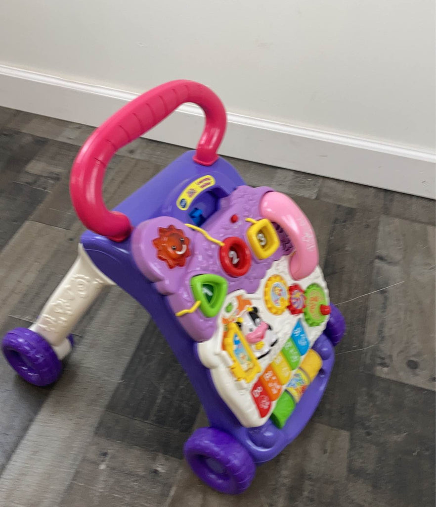 VTech Sit-To-Stand Learning Walker, Pink & Purple