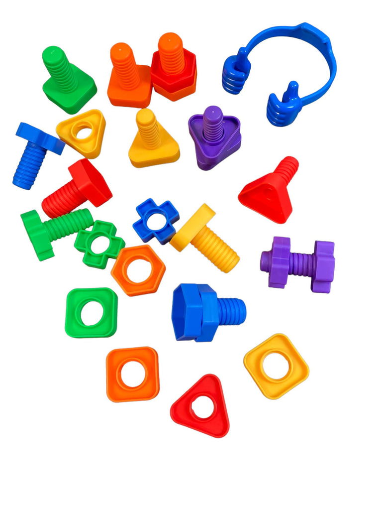 Skoolzy Jumbo Nuts and Bolts Set