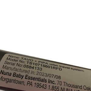 Nuna Tavo + Pipa Urbn Travel System, 2023, Refined