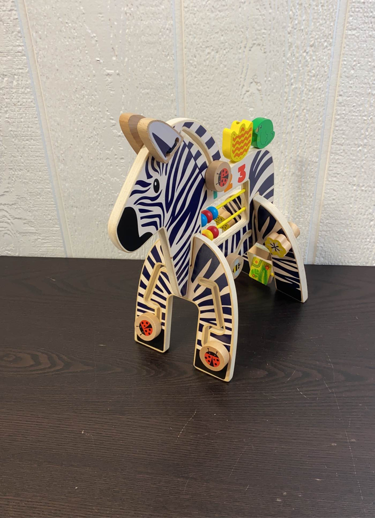Manhattan Toy Safari Zebra Wooden Toddler Activity Toy — GoodBuy Gear