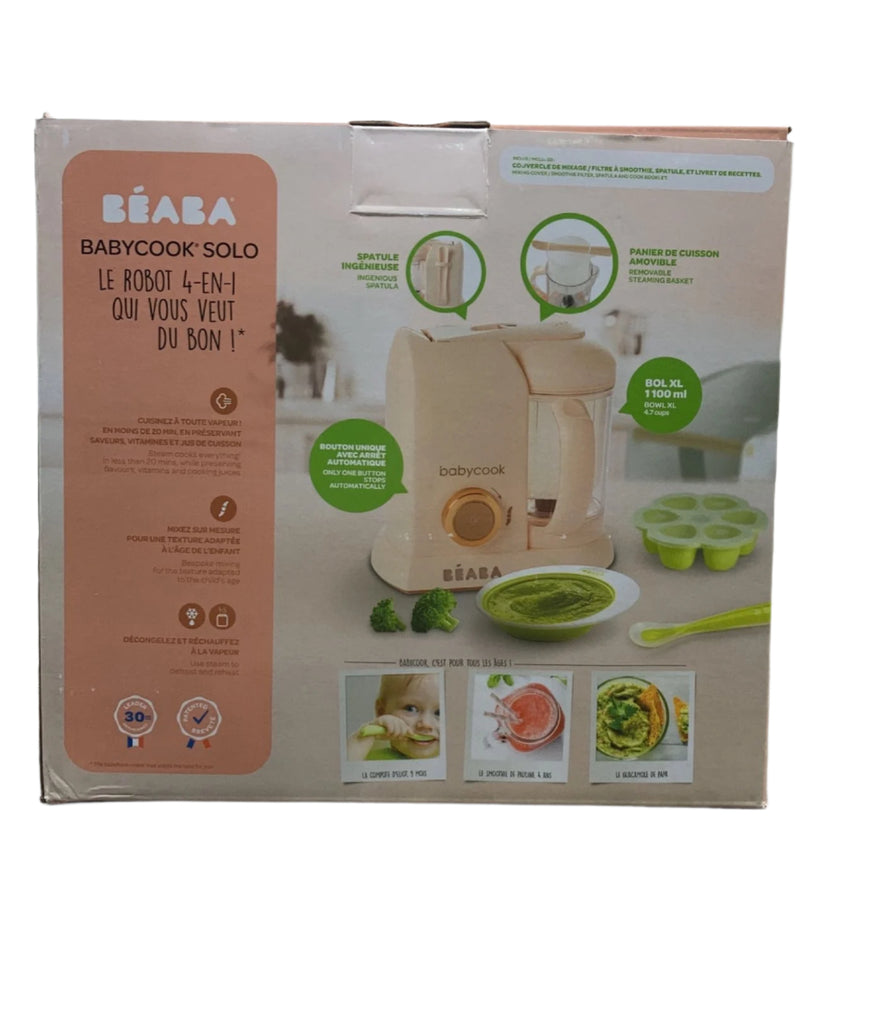 Beaba Babycook Solo 4-in-1 Baby Food Maker, Rose Gold