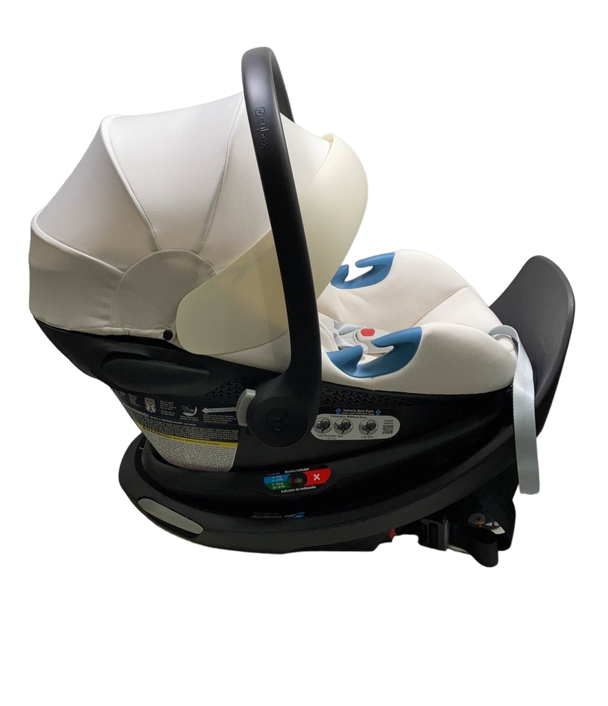 Cybex Aton G Swivel Infant Car Seat And Base, 2023, Seashell Beige