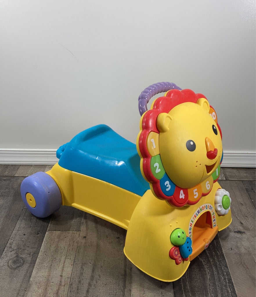 Fisher Price 3-in-1 Sit, Stride, and Ride Lion Toy