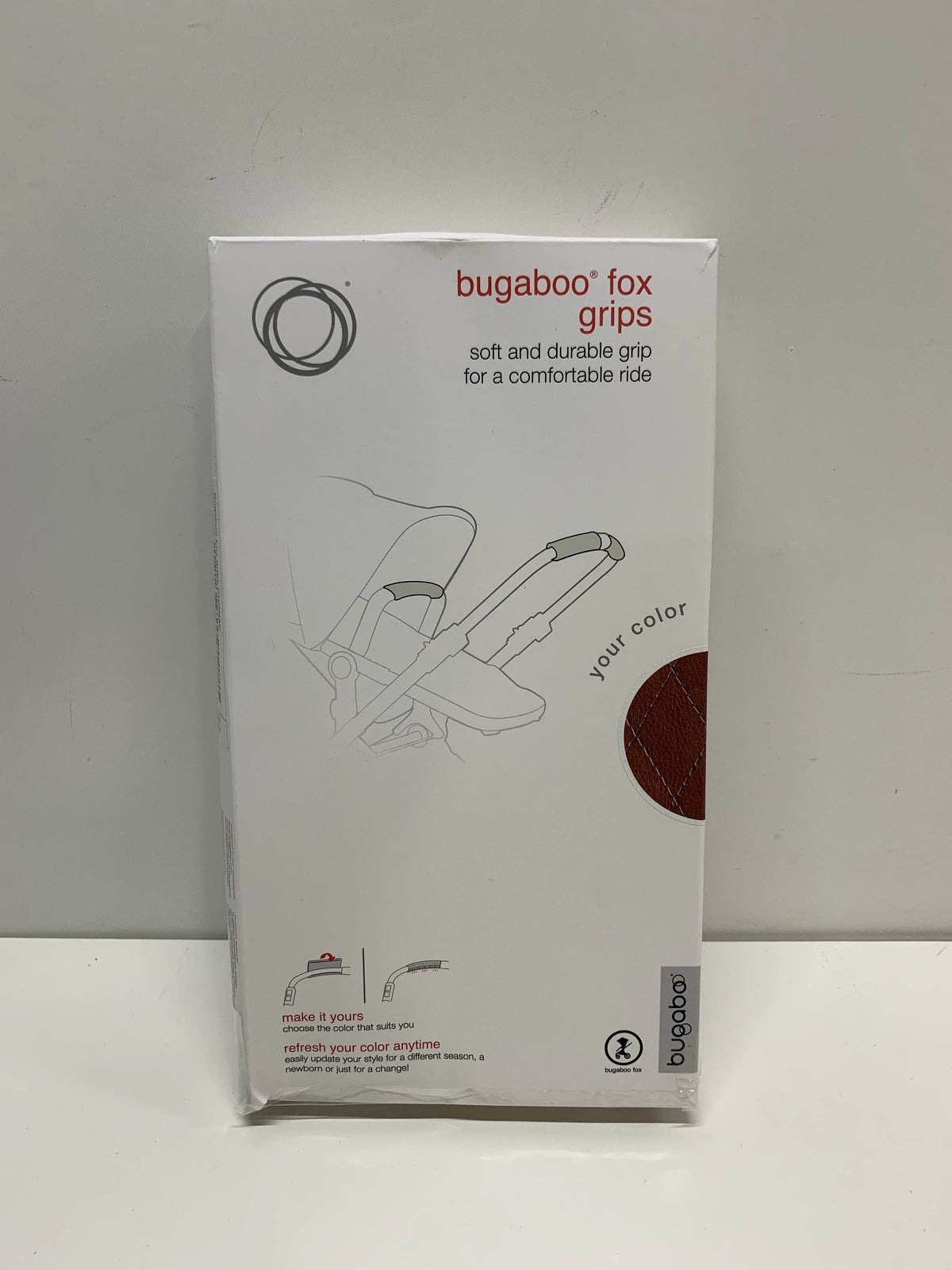 Bugaboo Fox Grips, Dark Brown Leather — GoodBuy Gear