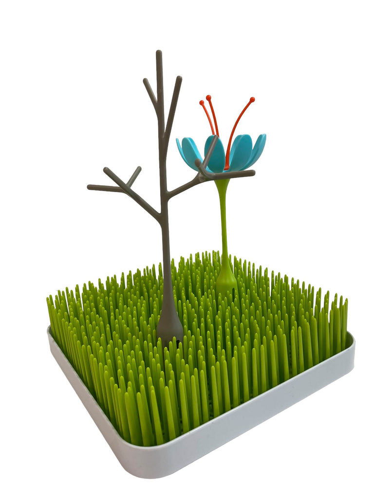 Boon Grass Countertop Drying Rack with Accessories