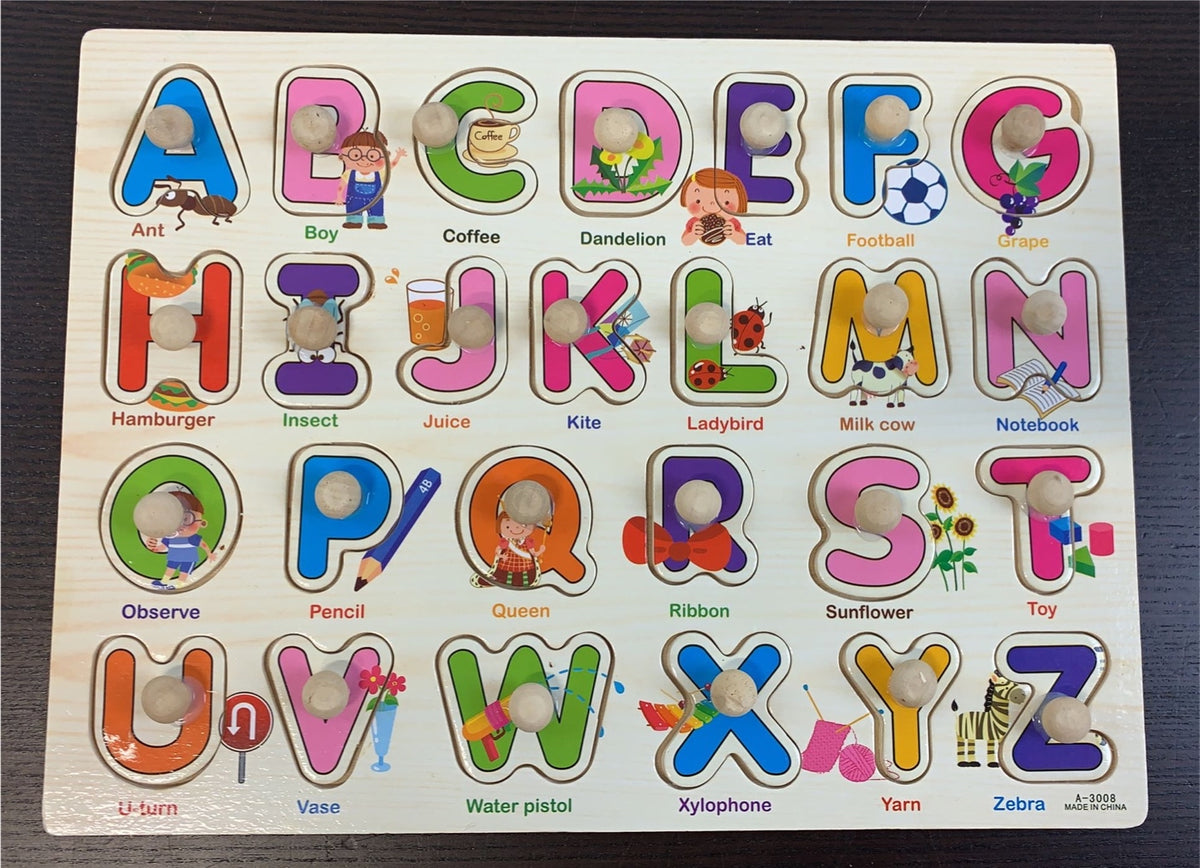Wooden Alphabet Puzzle — GoodBuy Gear