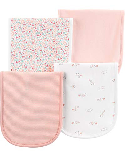Carter's Burp Burp Cloth Set 4pk, White/Blue — GoodBuy Gear