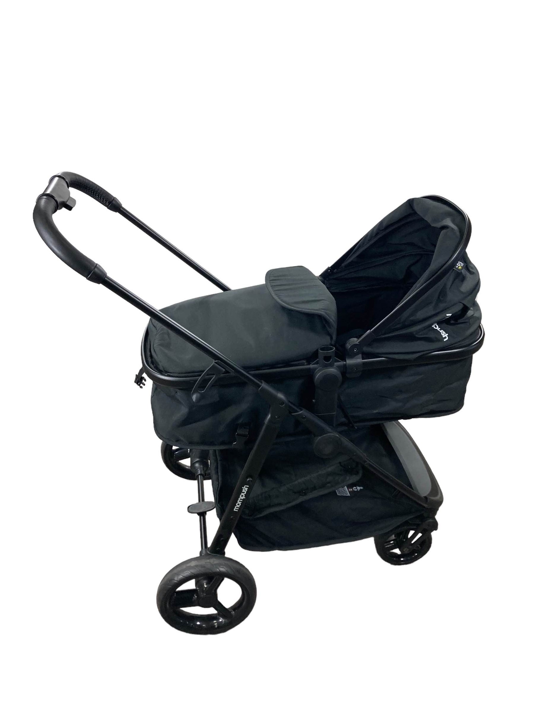 Mompush Meteor 2 Stroller, 2021, Black — GoodBuy Gear