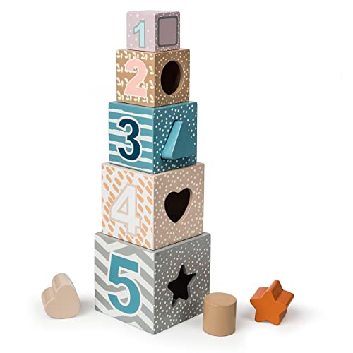 Mary Meyer Leika Wooden Nesting And Stacking Blocks — GoodBuy Gear
