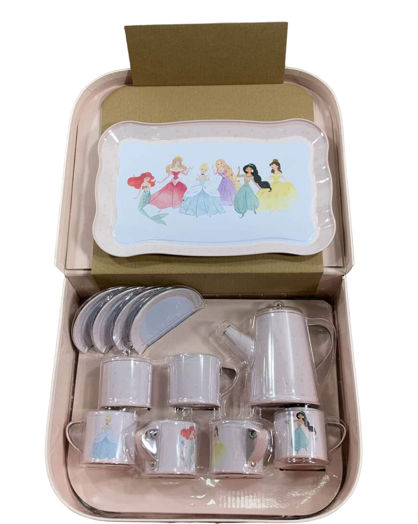 Pottery Barn Kids Disney Princess Tin Tea Set