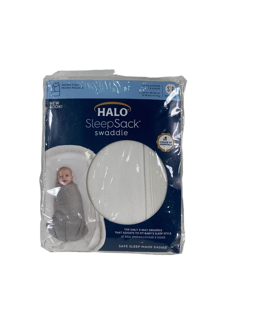 Halo Micro-Fleece SleepSack, S, Cream