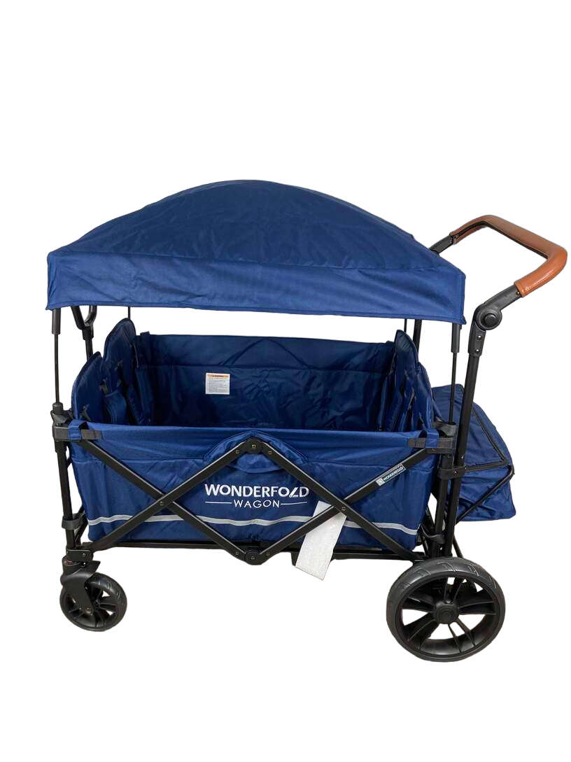 Wonderfold X4 Push & Pull Quad Stroller, 2022, Navy — GoodBuy Gear