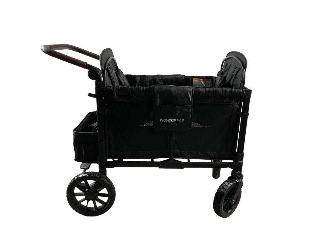 Wonderfold W4 Luxe Quad Stroller Wagon, 2023, Elite Black Camo ...