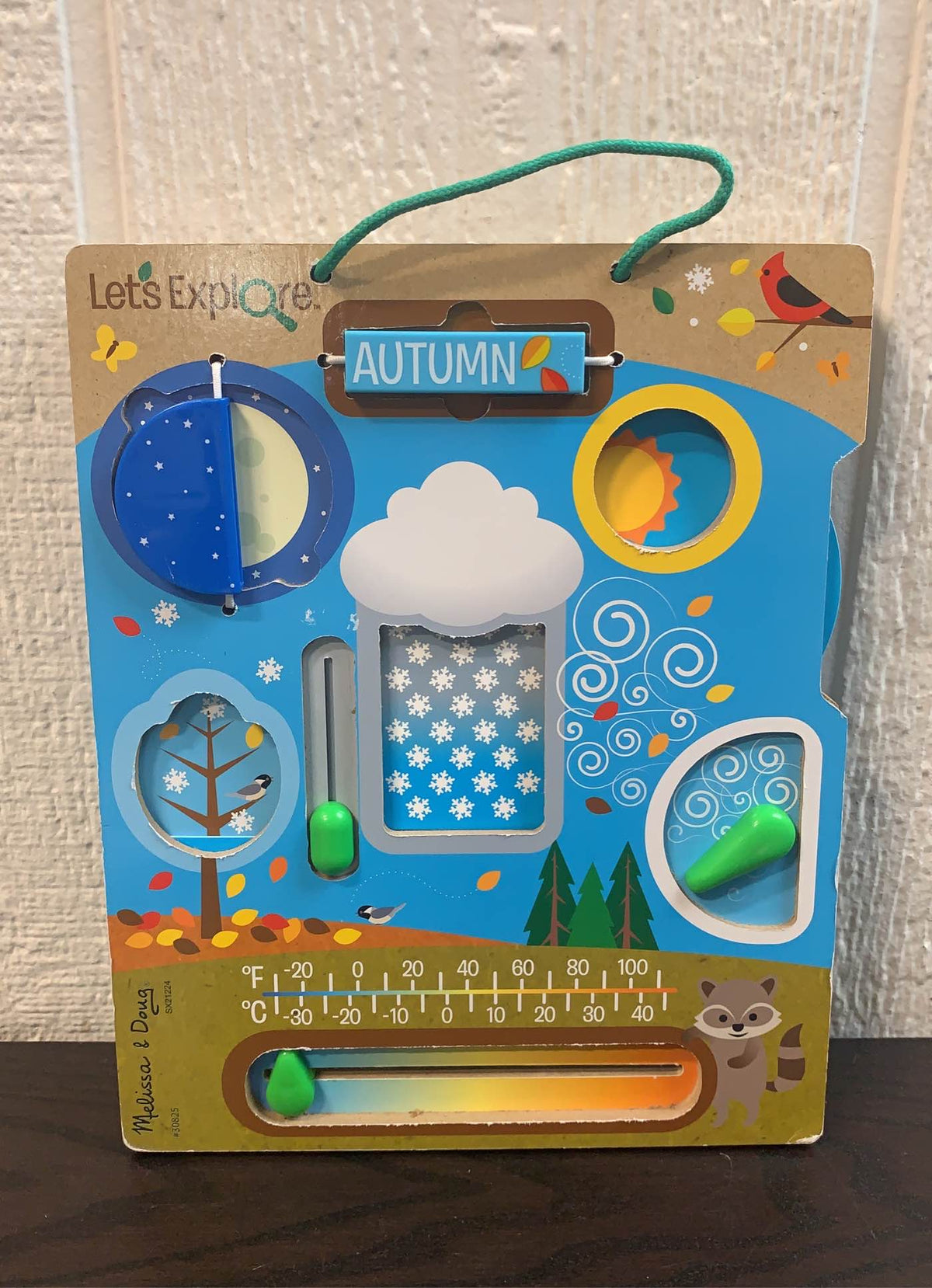Melissa & Doug Let’s Explore Weather Seasons Board