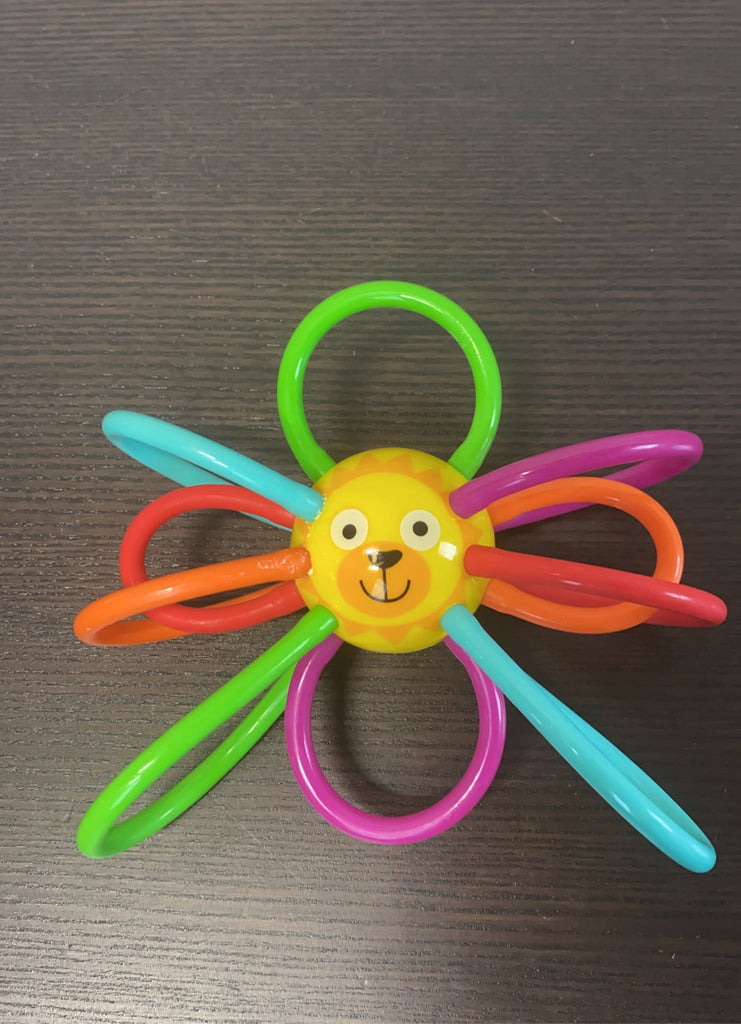 Manhattan Toy Winkel Rattle And Sensory Teether Toy, Lion