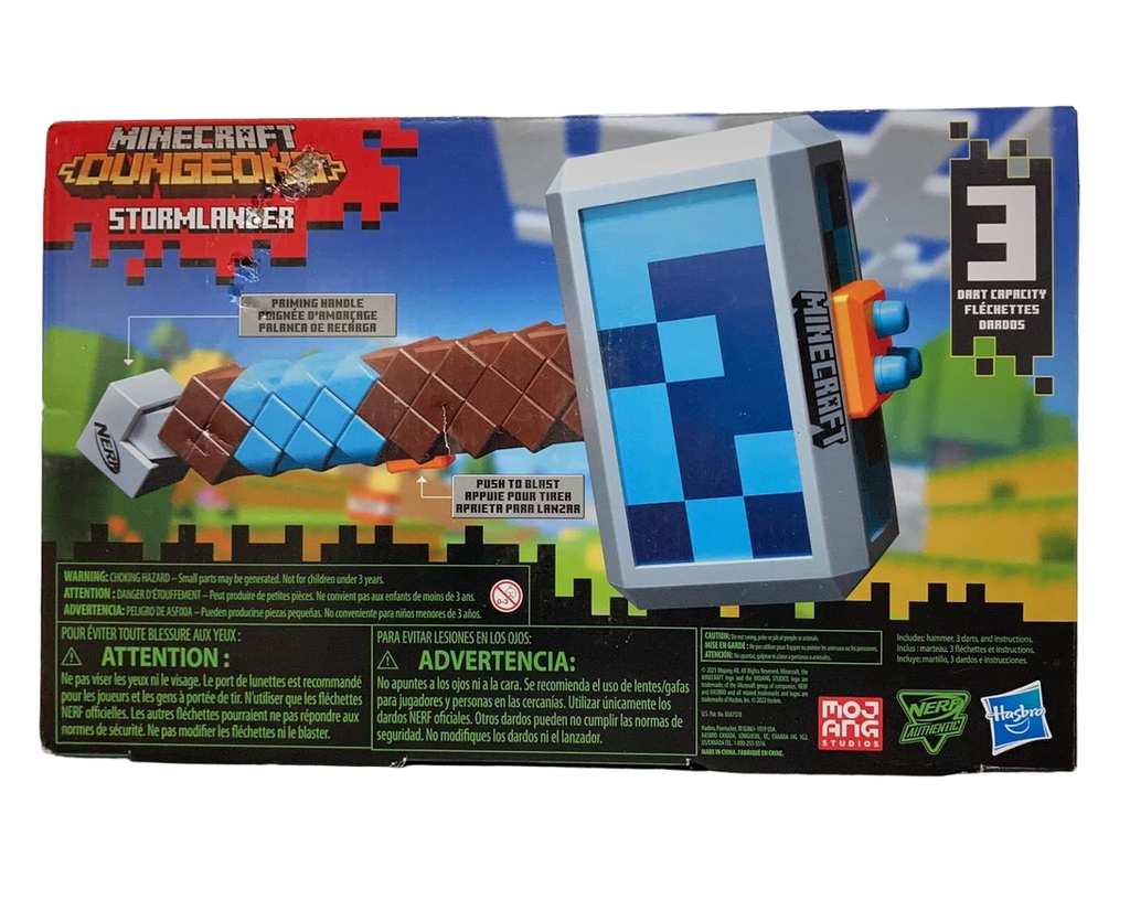 Nerf Minecraft Stormlander Blaster
