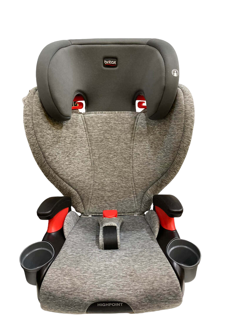 Britax Highpoint 2-Stage Belt-Positioning Booster Car Seat, 2021, Ashe